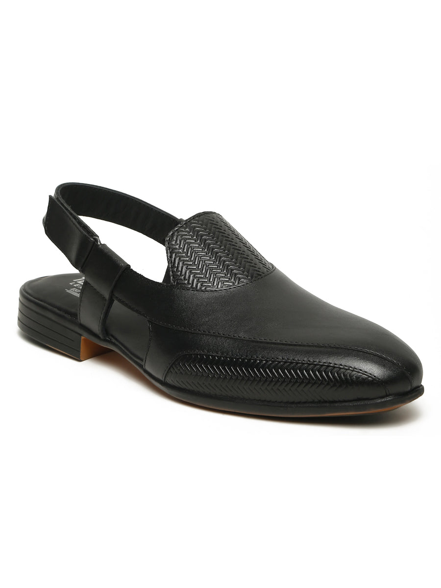 LEATHER PESHAWARI-STYLE SANDLE – Teakwood Leathers
