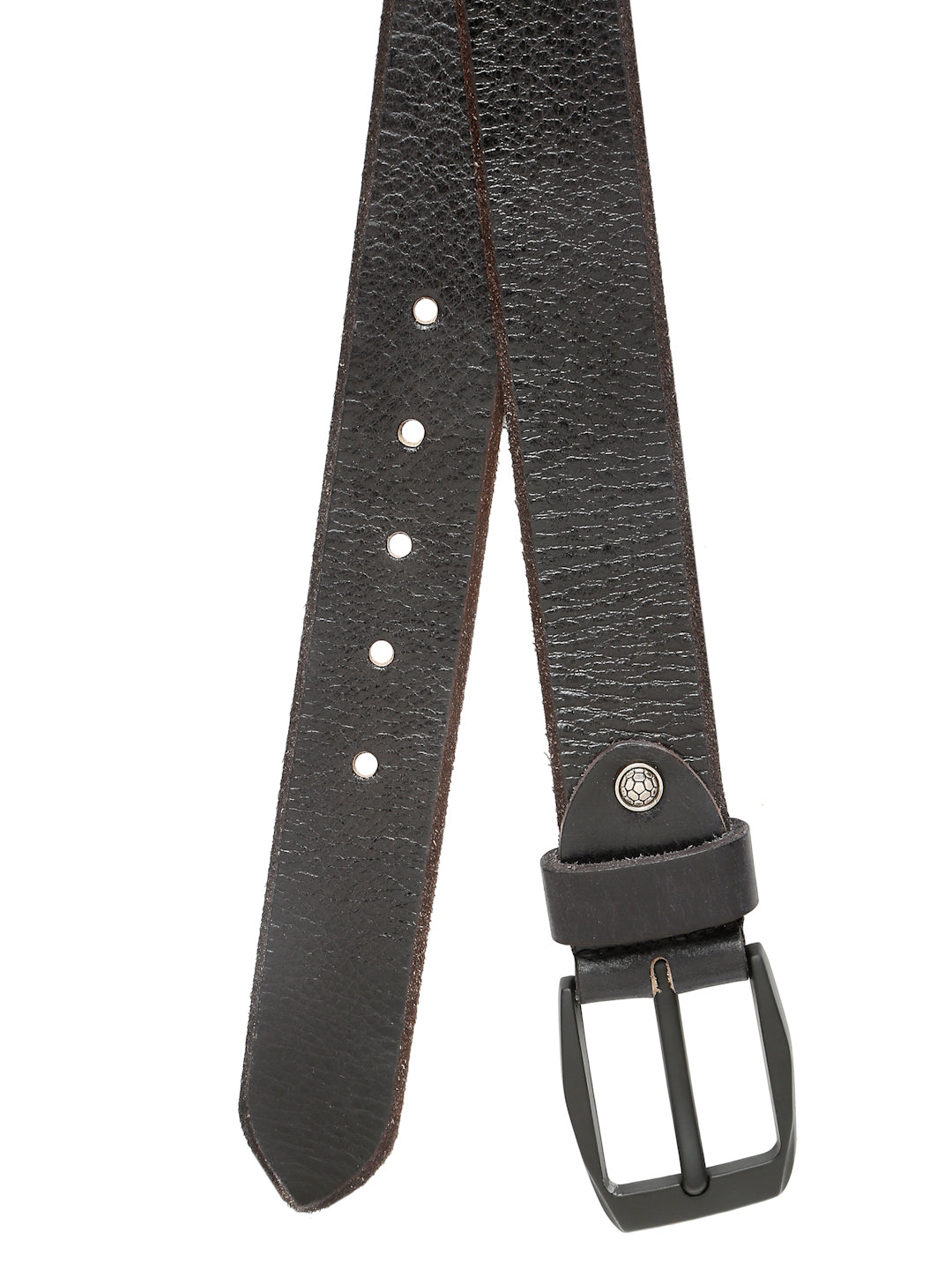 Men Classic Black Leather Casual belt – Teakwood Leathers