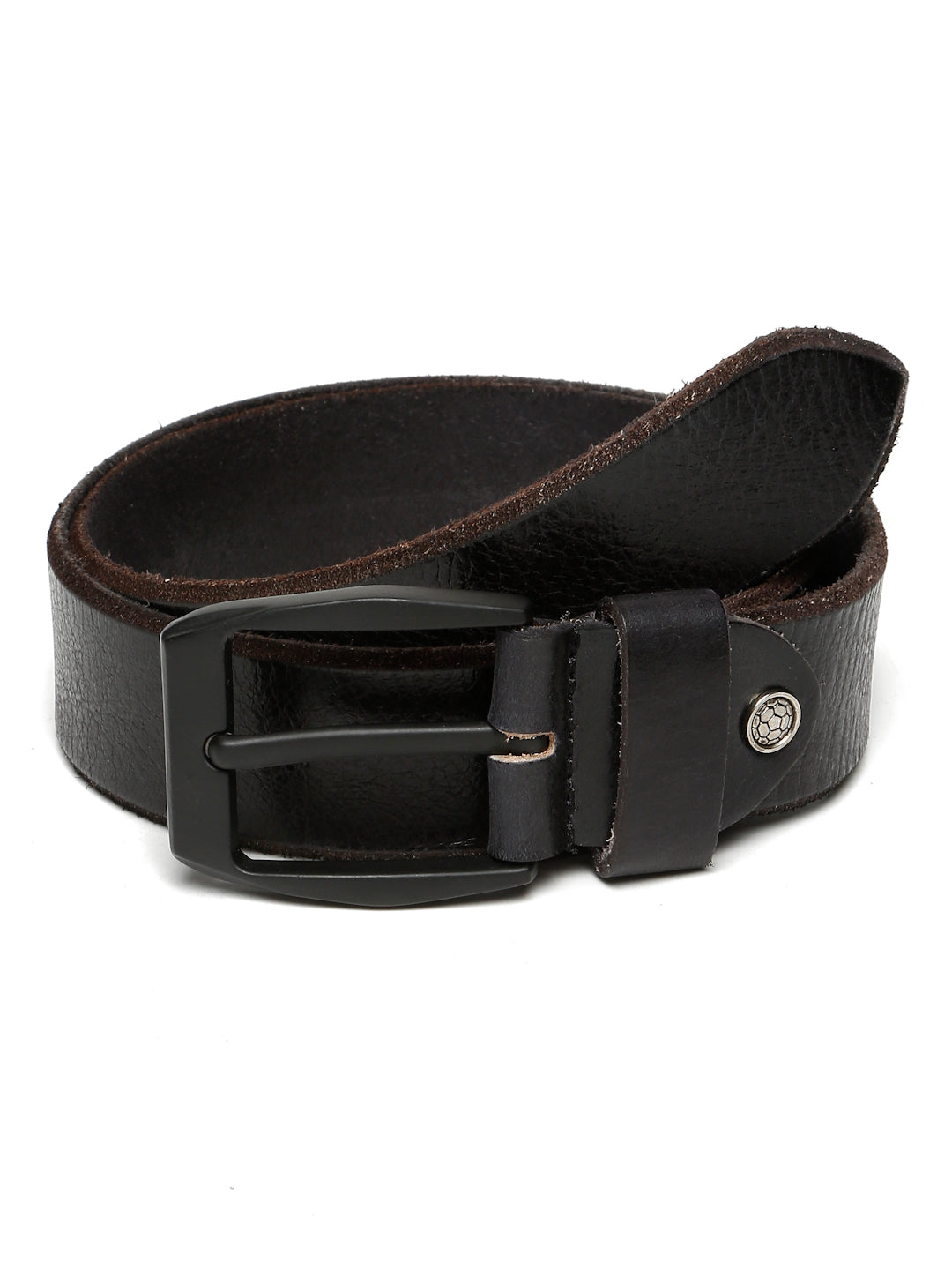Men Classic Black Leather Casual belt – Teakwood Leathers