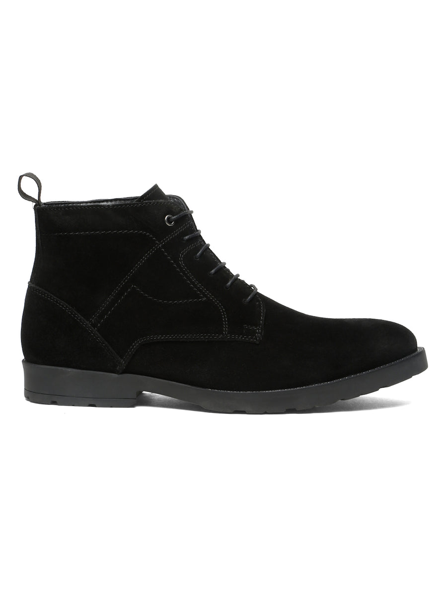 Men's Suede Leather Lace-up Boots – Teakwood Leathers