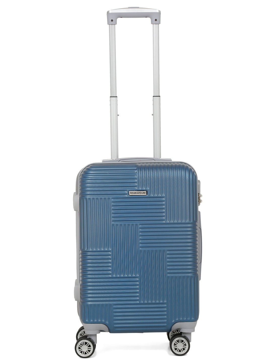 Textured Hard-Sided 360-Degree Rotation Cabin Trolley Bag- 55 CM ...