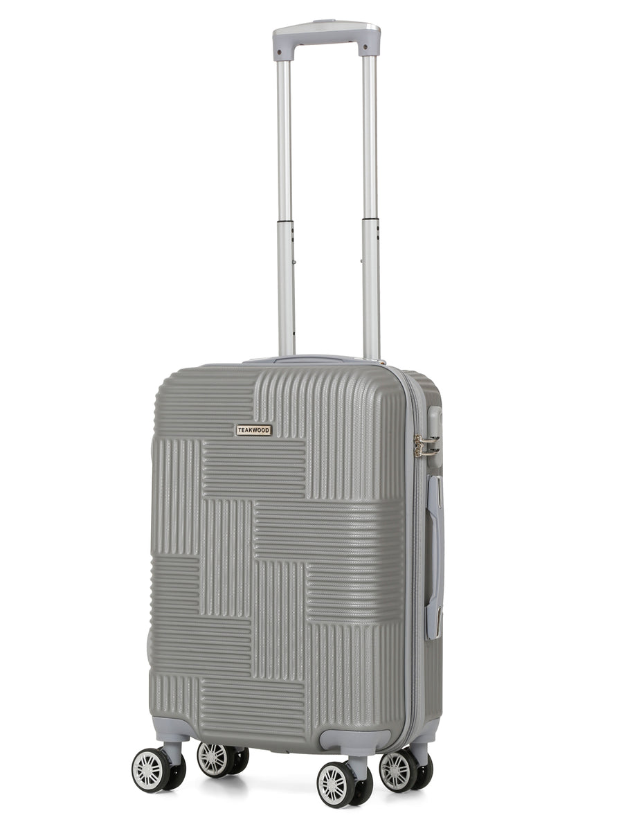 Textured 360 Degree Rotation Hard Cabin-Sized Trolley Bag -55 CM ...