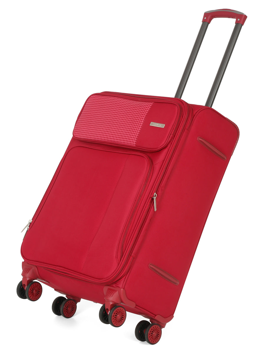 Teakwood Red Soft Sided Trolley Bag – Teakwood Leathers