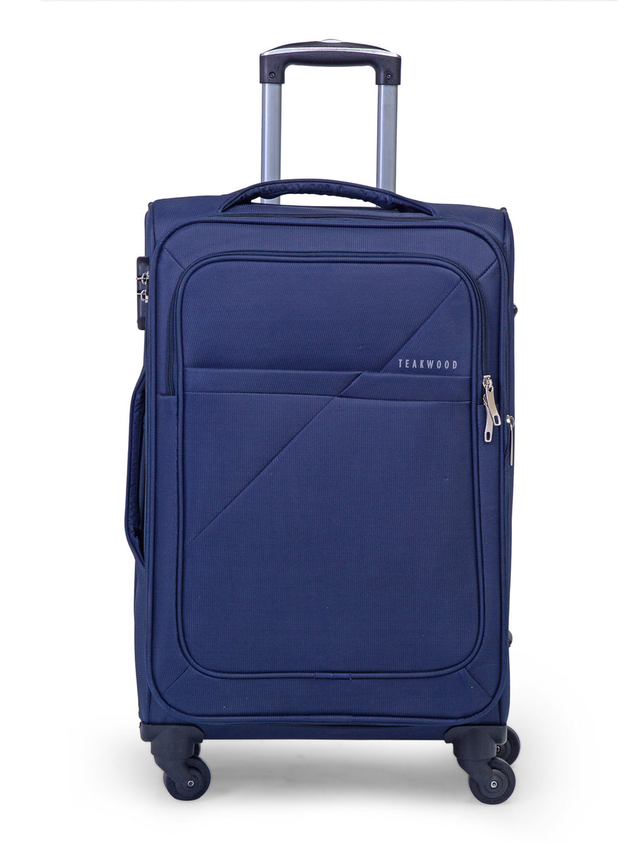 Teakwood Blue Trolley Bag (Small) – Teakwood Leathers