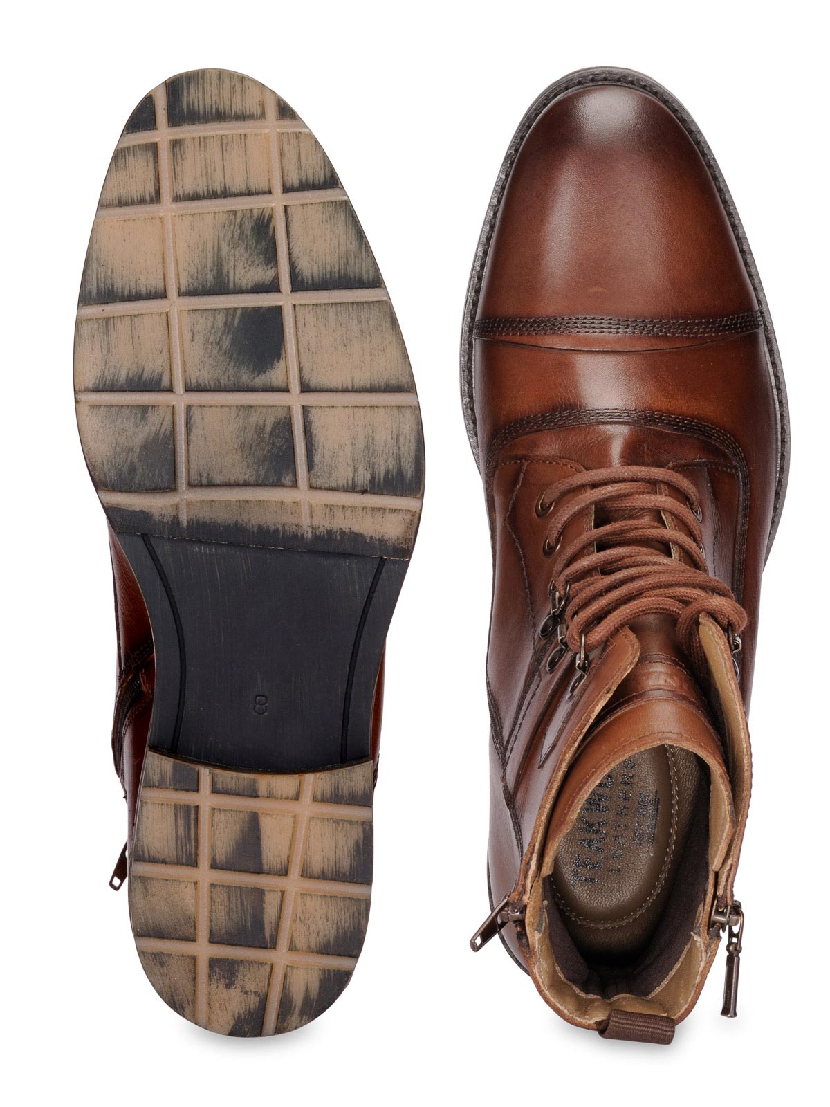 Teakwood Men Genuine Leather High Top Wood Boots – Teakwood Leathers