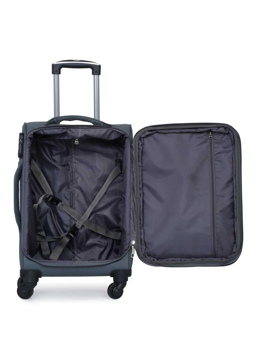 Teakwood Small Trolley Bag - Grey – Teakwood Leathers