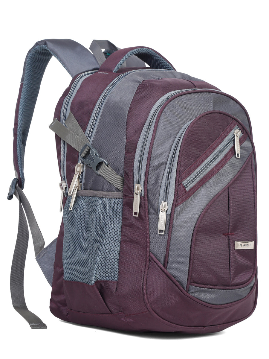 Teakwood Leather Unisex Solid Brown 34L Medium Backpack – Teakwood Leathers