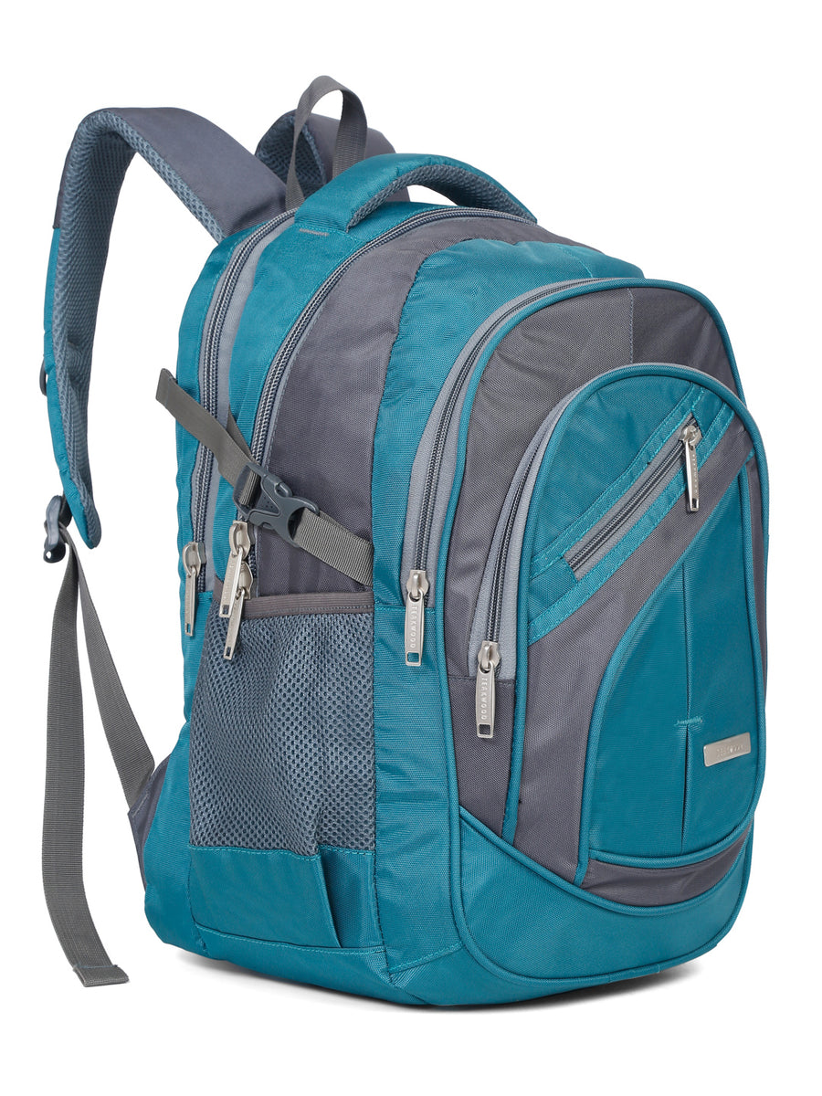 Teakwood Leather Unisex Solid Teal 34L Medium Backpack – Teakwood Leathers