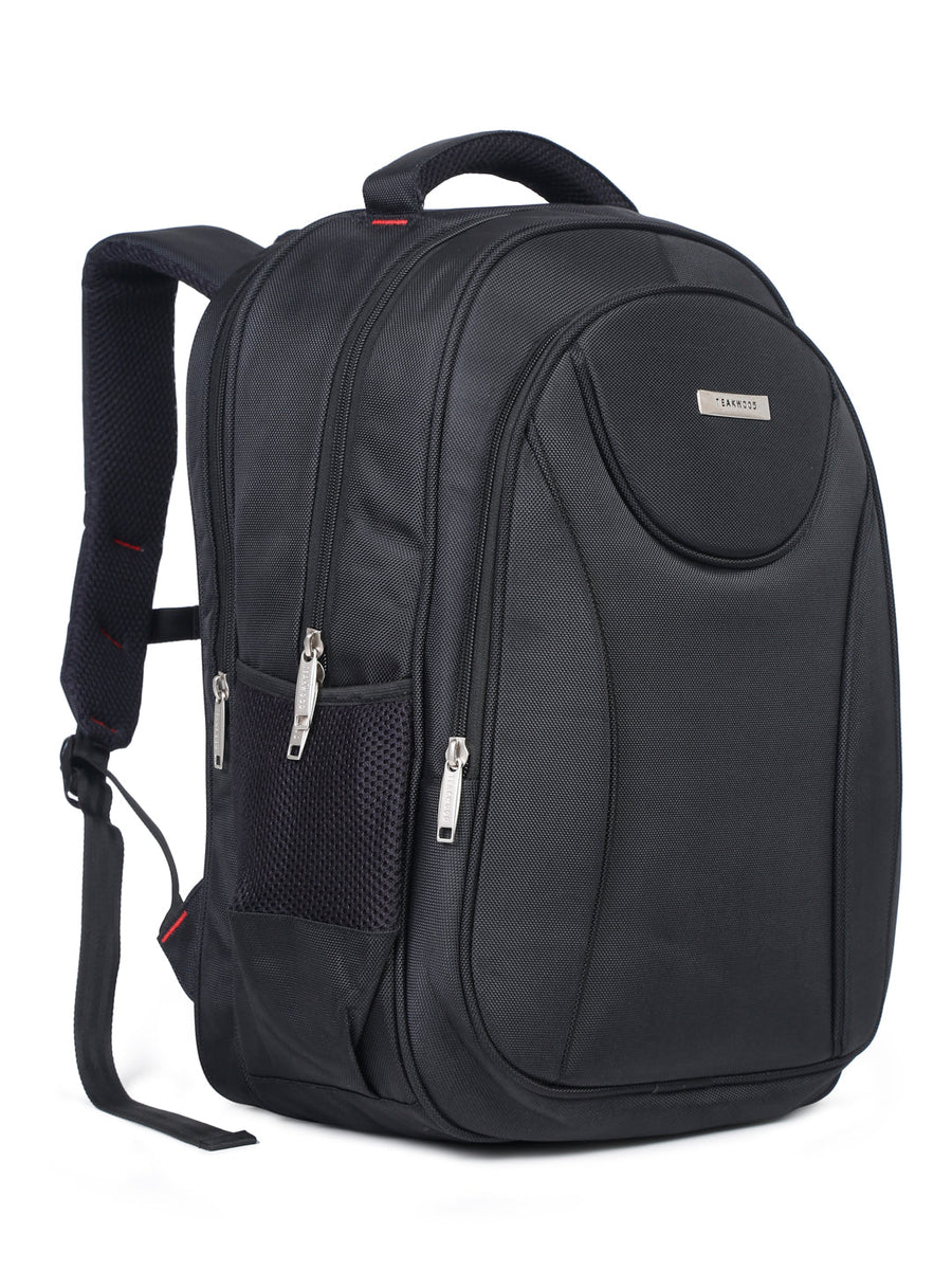 Teakwood Genuine Polyester Backpack -Black – Teakwood Leathers